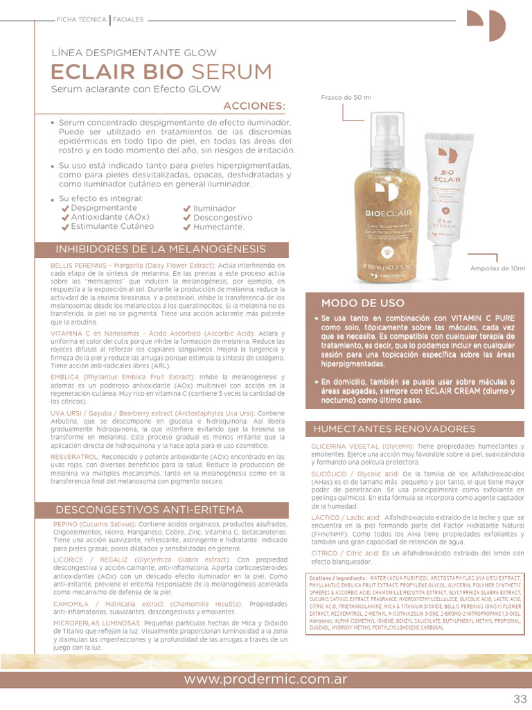 Fichas Técnicas Eclair | PDF