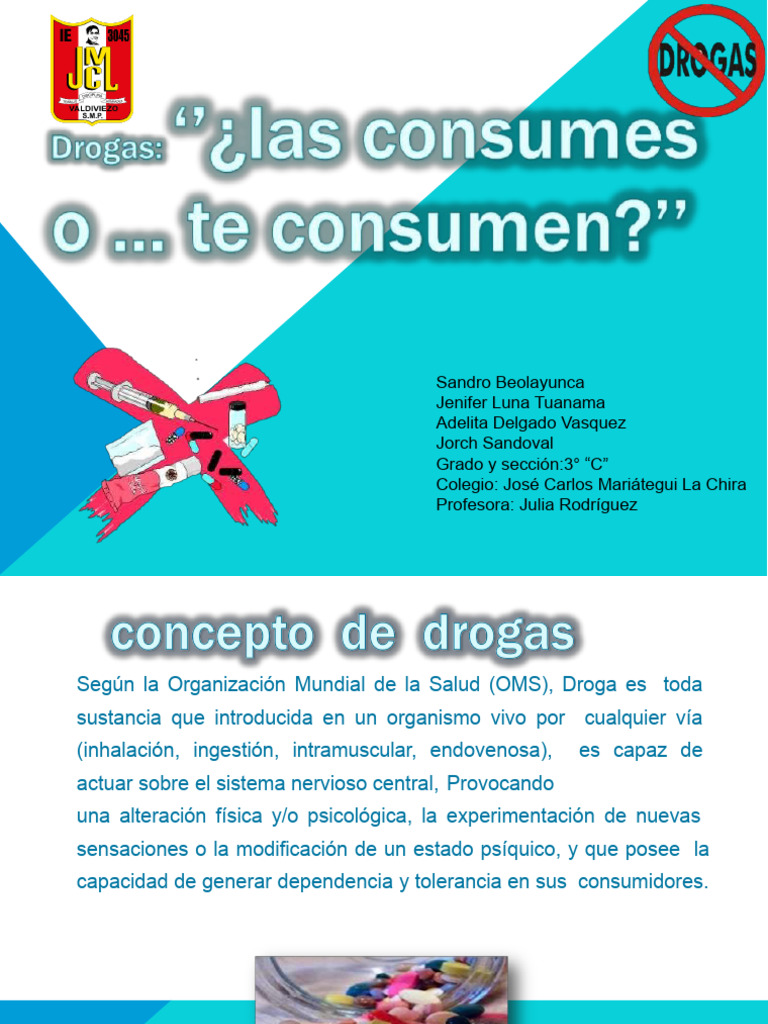 Drogas En La Adolecencia Pdf