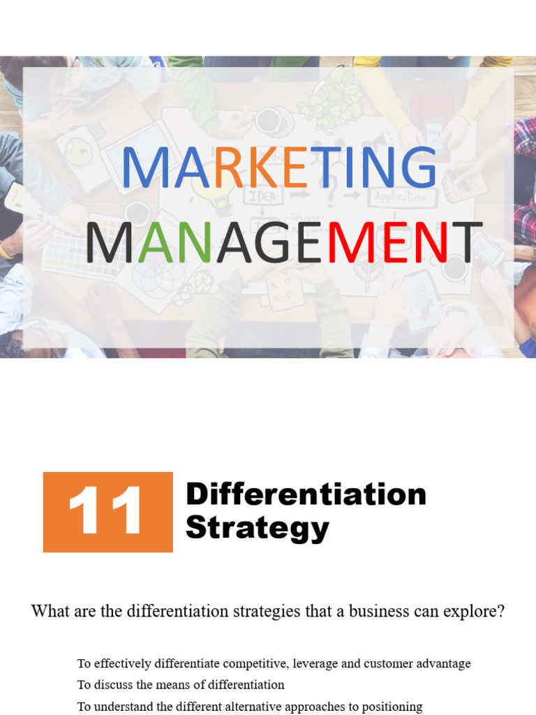 MKTG MGT 1 Week 11 | PDF MKTG MGT 1 Week 11 | PDF