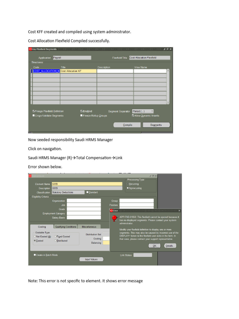 Cost KFF Created and Compiled Using System Administrator | PDF