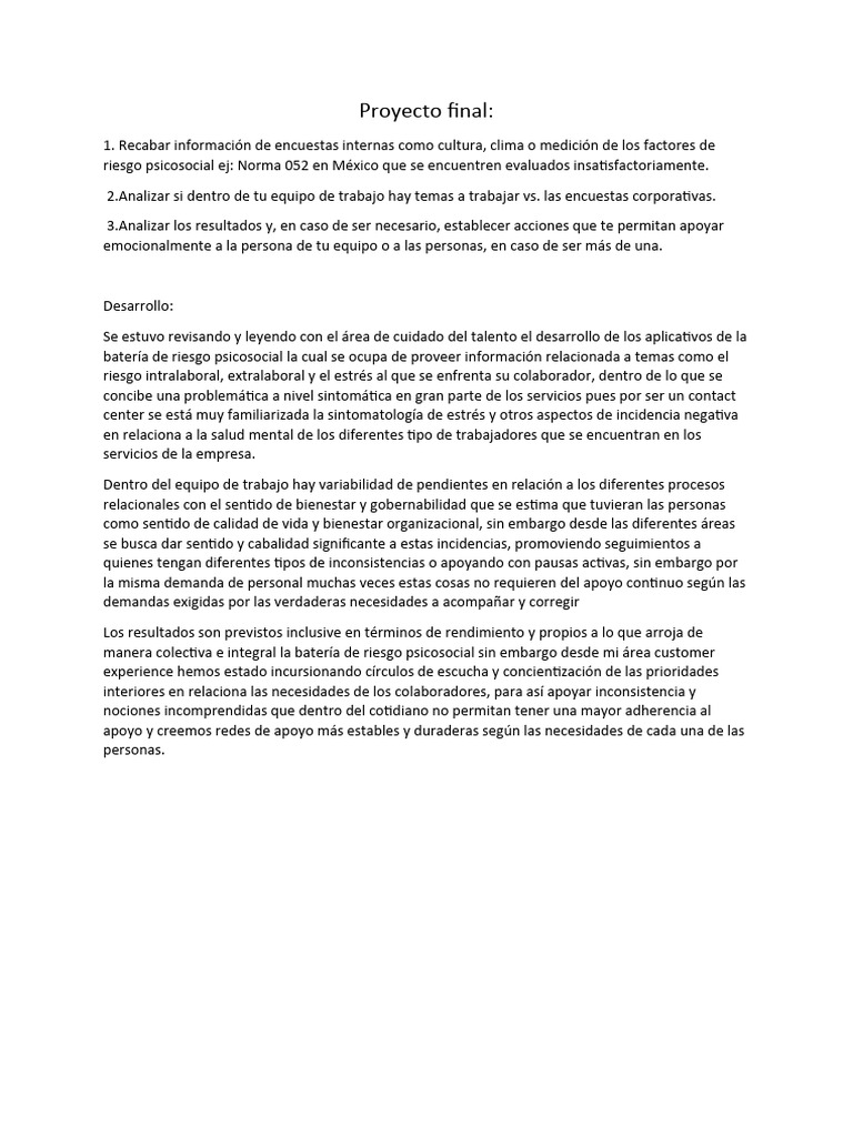 Proyecto Final 2 | PDF