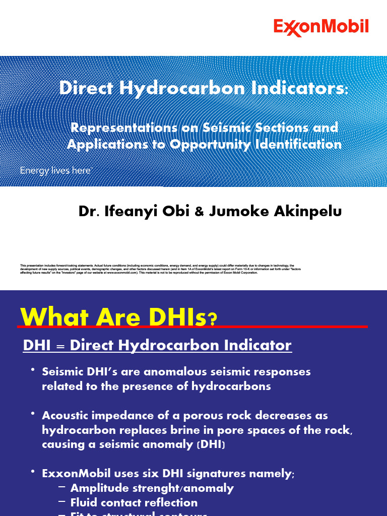 Direct Hydrocarbon Indicators | PDF | Reflection Seismology | Petroleum ...