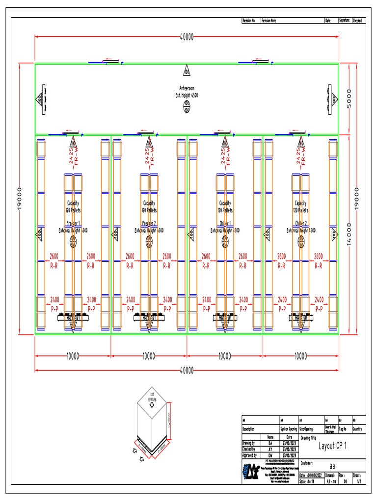 Cold Storage Op. 1 Layout | PDF