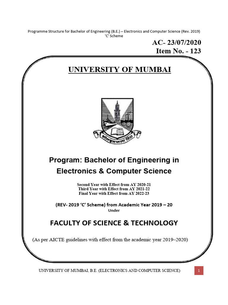 Electronic Computer Science Syllabus Sem III Mumbai University | PDF | Bipolar Junction ...