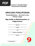 DLP Grade 9 AP-salik Na Nakakapekto Sa Konsumo | PDF