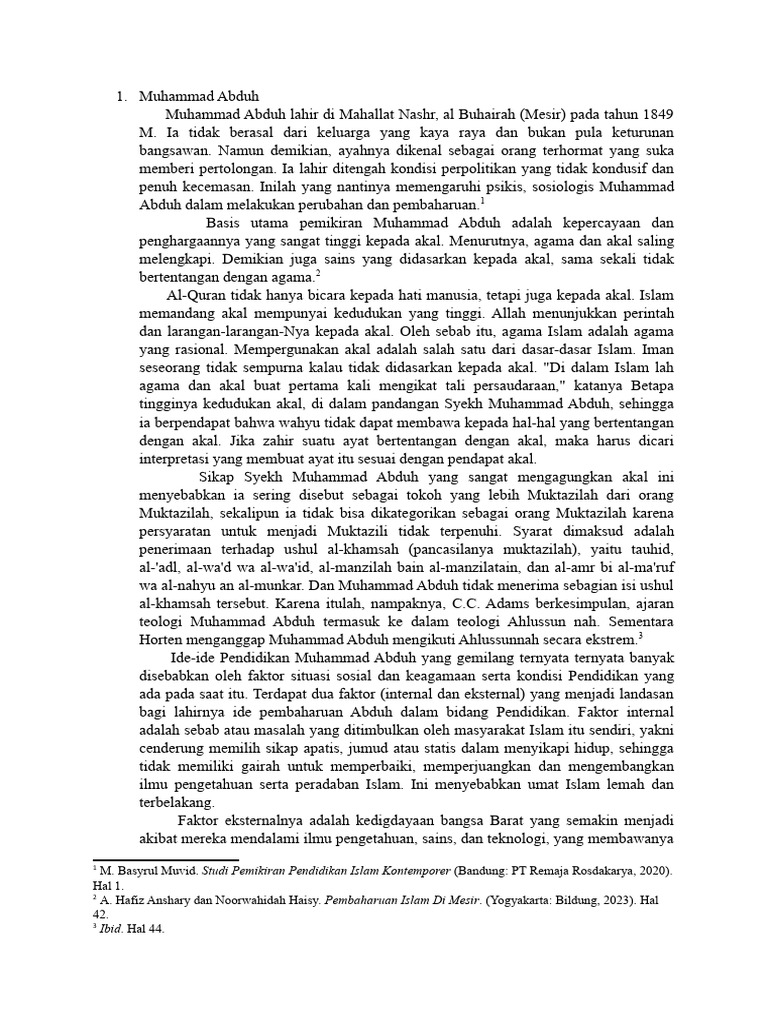 Muhammad Abduh Dan Rasyid Ridha | PDF | Agama & Spiritualitas