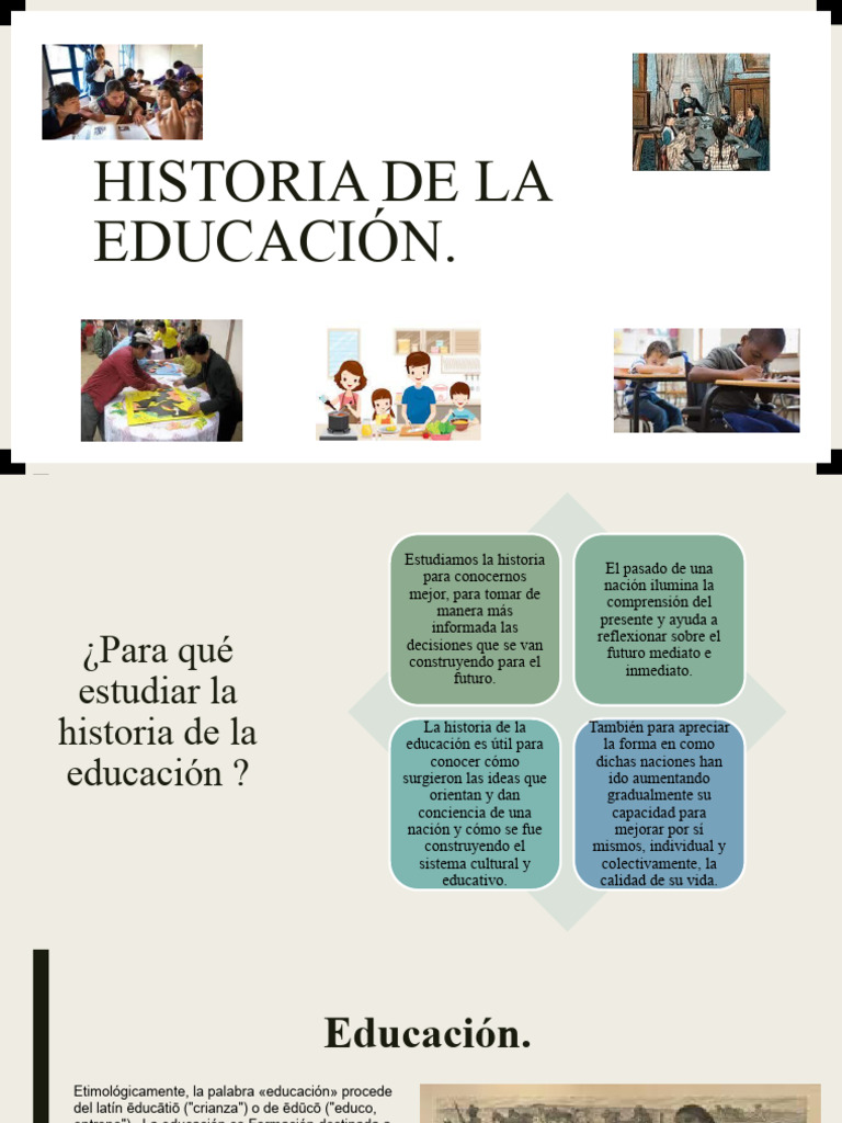 Historia de La Educación | PDF | Aprendizaje
