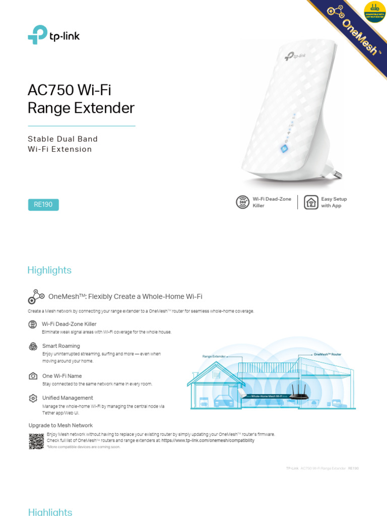 RE190 (EU) 4.0 - Datasheet | PDF | Wi Fi | Ieee 802.11