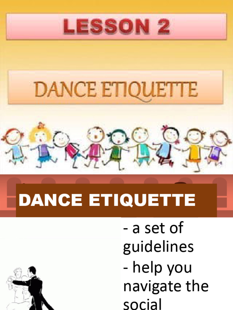 Dance Etiquette | PDF