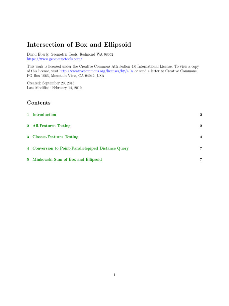 Intersection Box Ellipsoid | PDF | Cartesian Coordinate System | Matrix ...