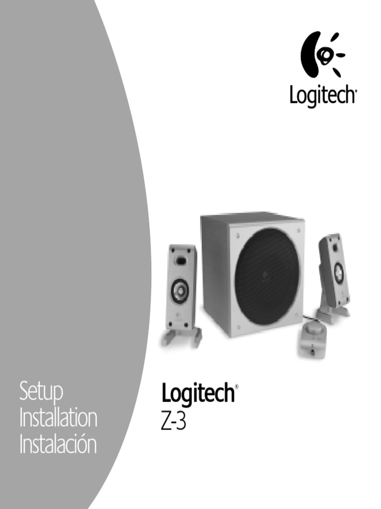 Logitech Z3 | PDF | Loudspeaker | Electrical Connector