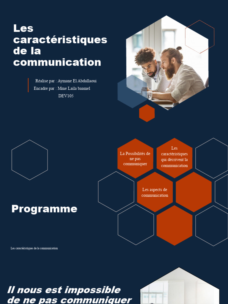 Les Caractéristiques de La Communication | PDF