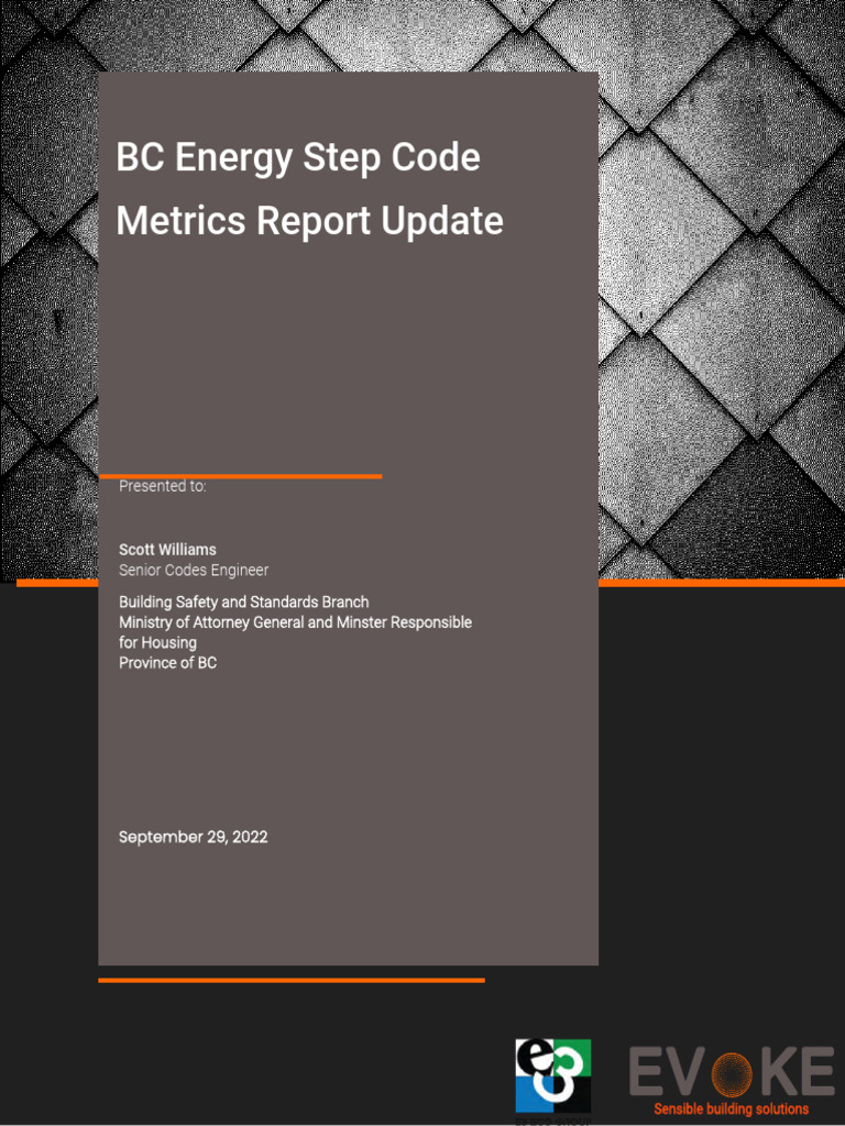 BC Energy Step Code Metrics Report 2022-09-29 r1 - Compressed | PDF ...