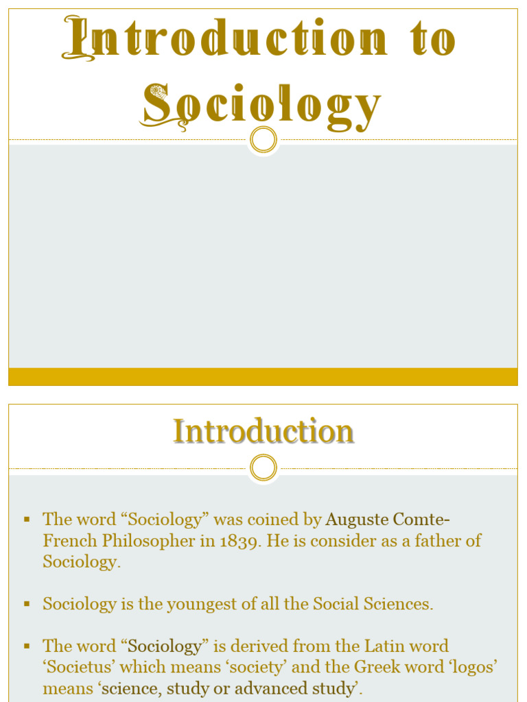 What Is Sociology | PDF | Sociology | Science What Is Sociology | PDF | Sociology | Science