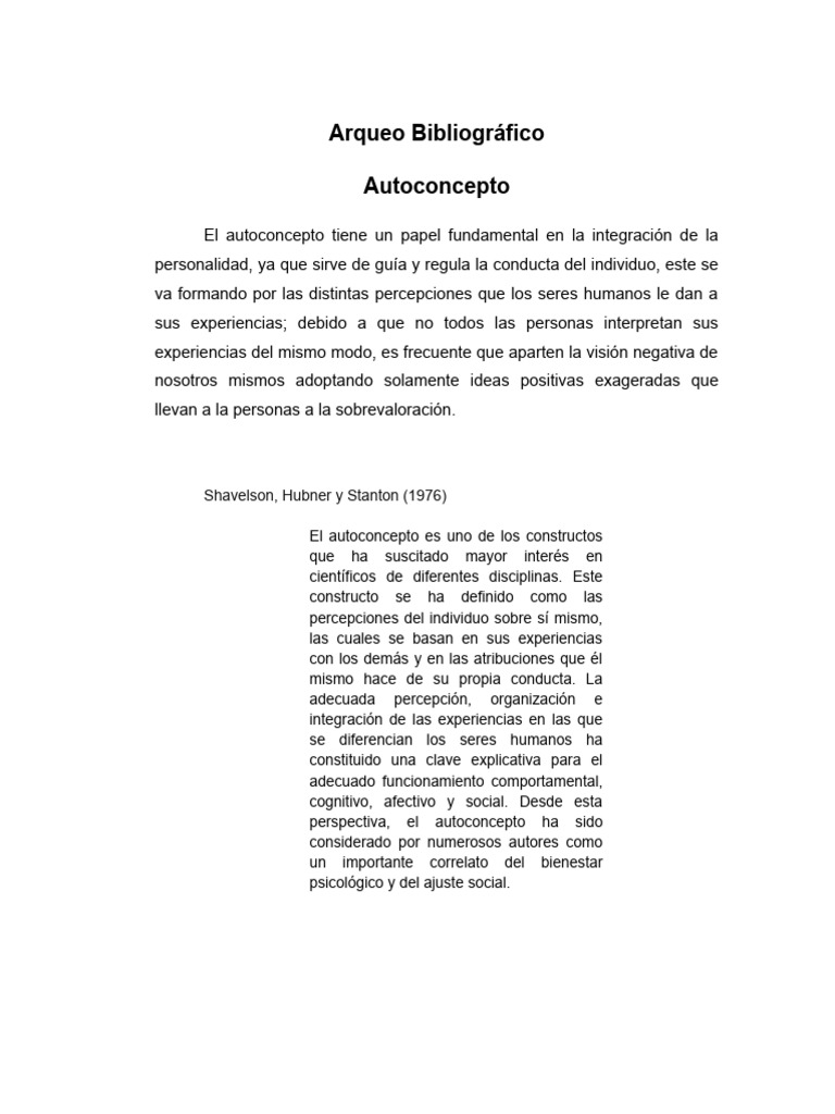 Arqueo Bibliografico | PDF | Comportamiento | Sicología