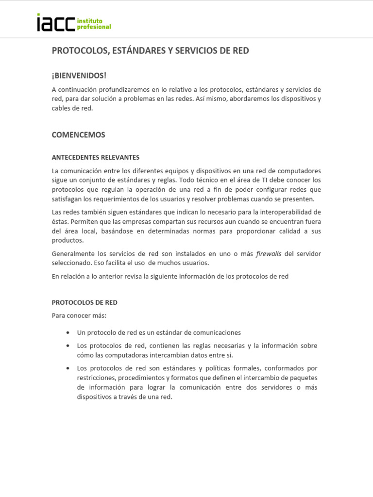 s3 Notas Profundizacion Acc Funhd1304 | PDF | Protocolos de internet | Red de computadoras