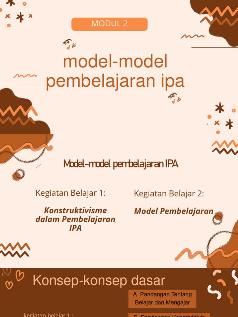 MATERI PAPARAN - MODUL2 - Model Model Pembelajaran IPA - Meilana Nurul Janah - pdgk4503 | PDF