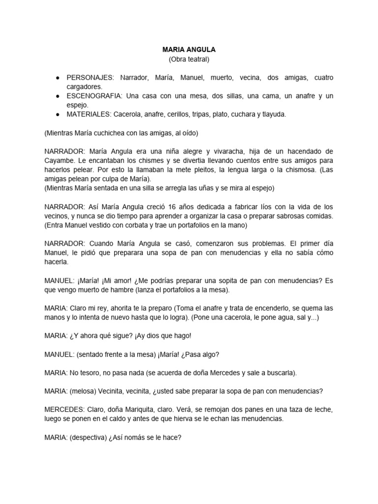 Maria Angula | PDF | Comida y bebida | Cocina occidental