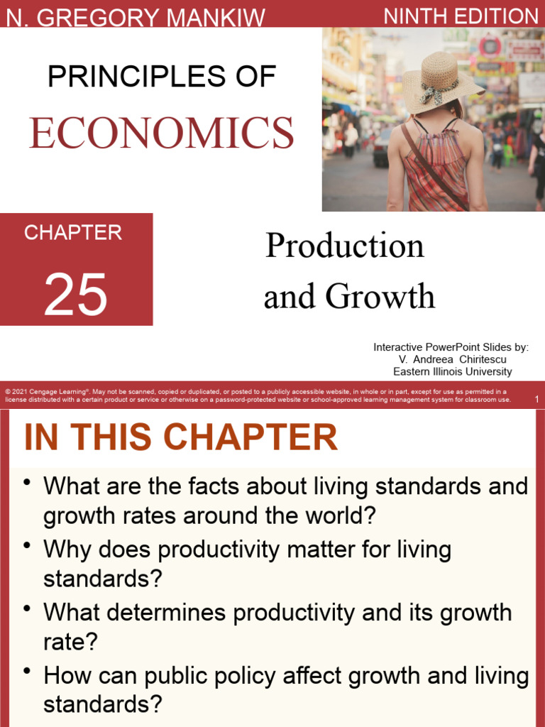 ECO121 - CH 25 Production and Growth | PDF | Economic Growth | Resource