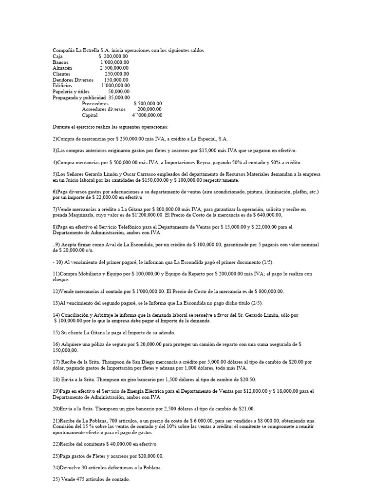 Practica Integral | PDF | Contabilidad | Economía Financiera