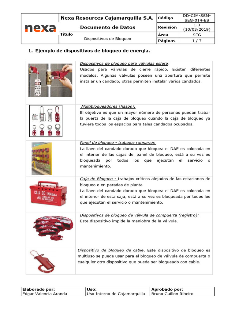 Tipos de Dispositivos de Bloqueo | PDF | Tecnología