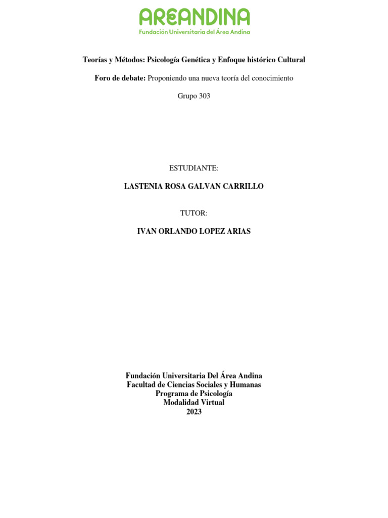 Proponiendo Una Nueva Teoria Del Conocimiento | PDF | Aprendizaje ... Proponiendo Una Nueva Teoria Del Conocimiento | PDF | Aprendizaje ...