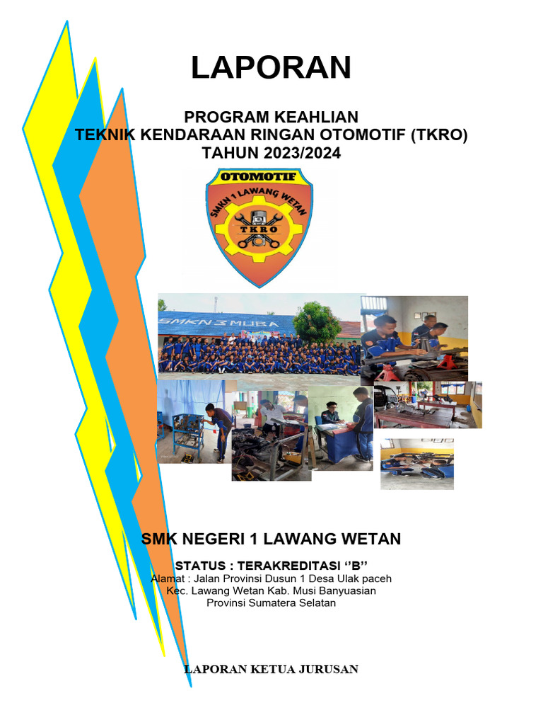 Laporan Program Keahlian TKRO 2023/2024 | PDF