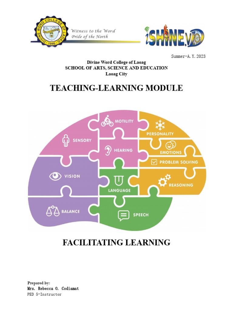 PED 5 MT MODULE 7-Summer | PDF | Memory | Information