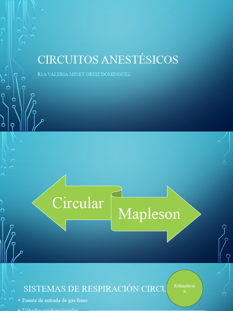 Circuitos Anestesicos | PDF