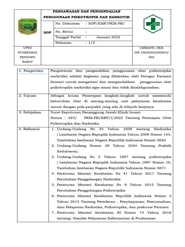 Sop Menghindari Pemberian Obat Kadaluarsa | PDF | Kesehatan Holistik | Sains & Matematika