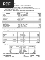 Tally Practical Problems | PDF | Cash | Payments