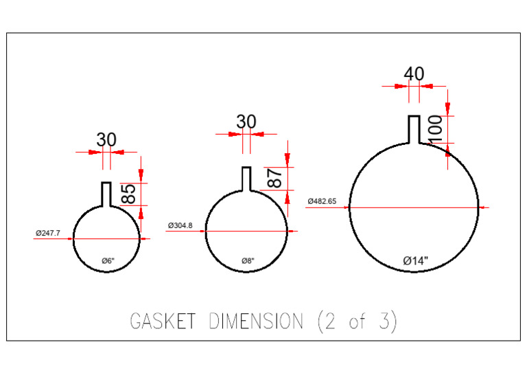 Gasket Dimension (2 of 3) | PDF