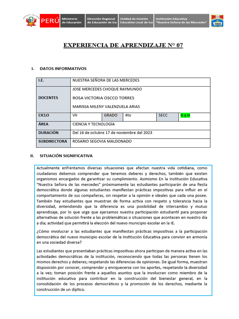 Ficha Aprendizaje Cyt | PDF | Herencia | Evaluación