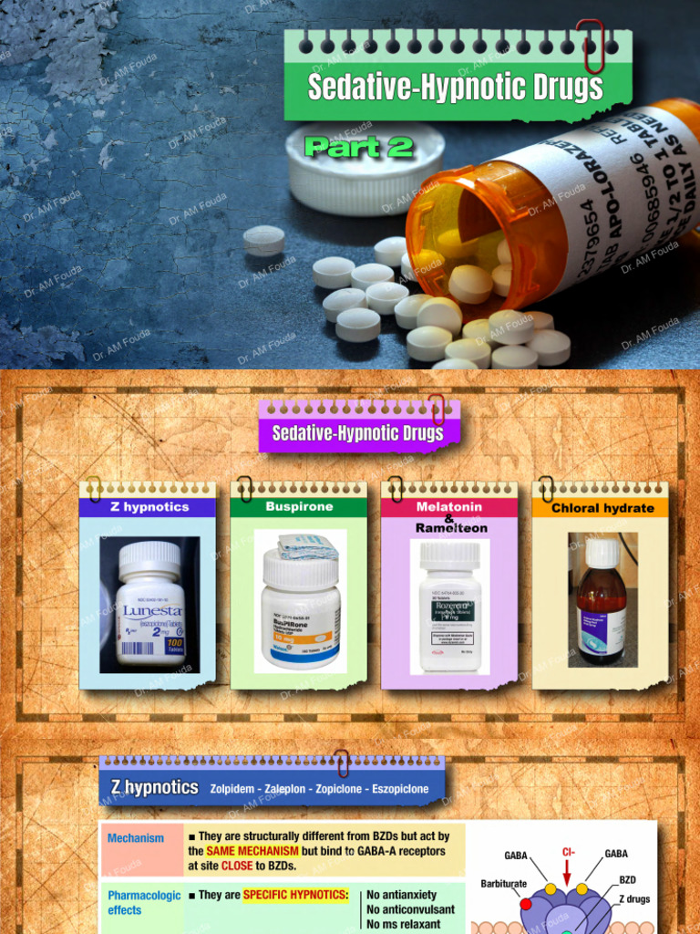 Sedative Hypnotics Part 2 | PDF