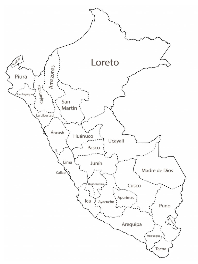 Mapa Del Peru | PDF