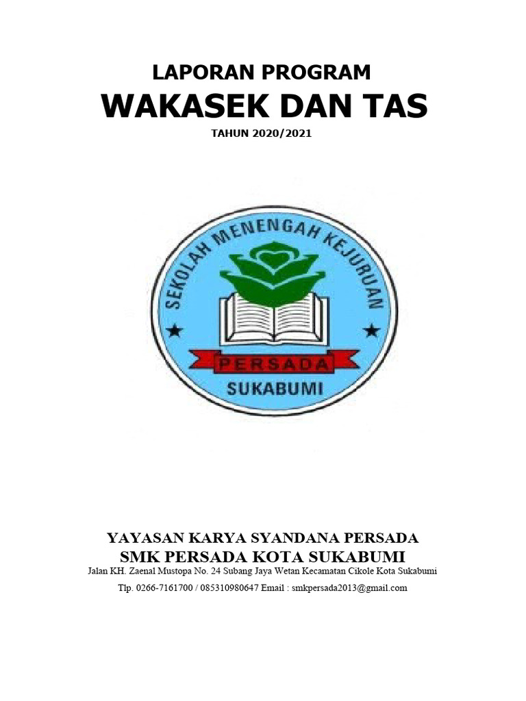 Laporan Tahunan SMK Persada 2020/2021 | PDF | Bisnis