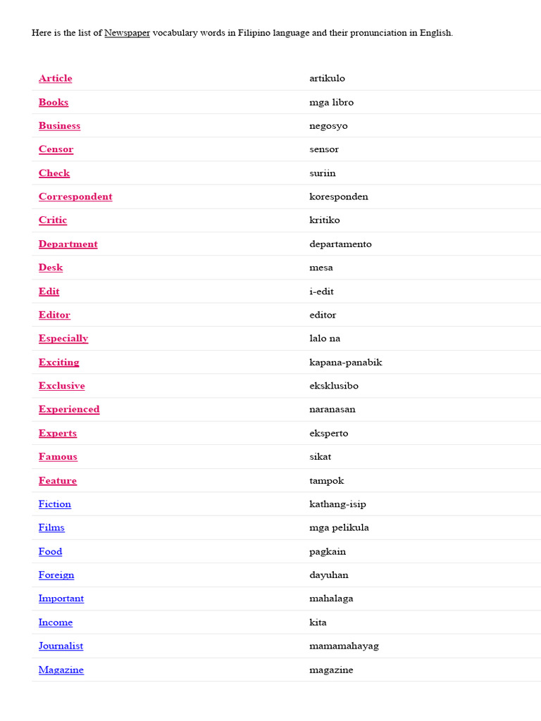 Journalism Jargon Words | PDF | Newspapers | Public Sphere