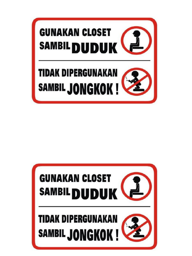 Selogan Toilet | PDF