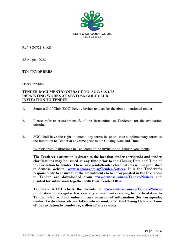 SGC1 - 23 ITT Covering Letter | PDF | Government | Justice