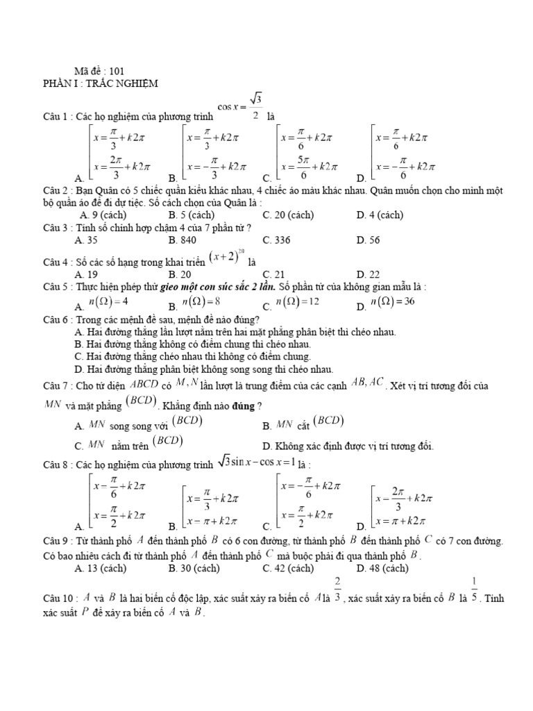 THPT H NG Lĩnh | PDF