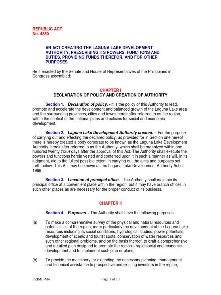 Laguna Lake Development Authority Act | PDF | Bonds (Finance) | Audit