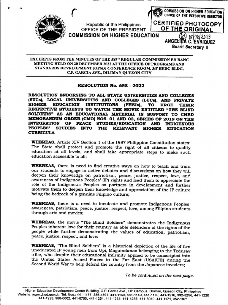 CEB Reso Re TBS | PDF