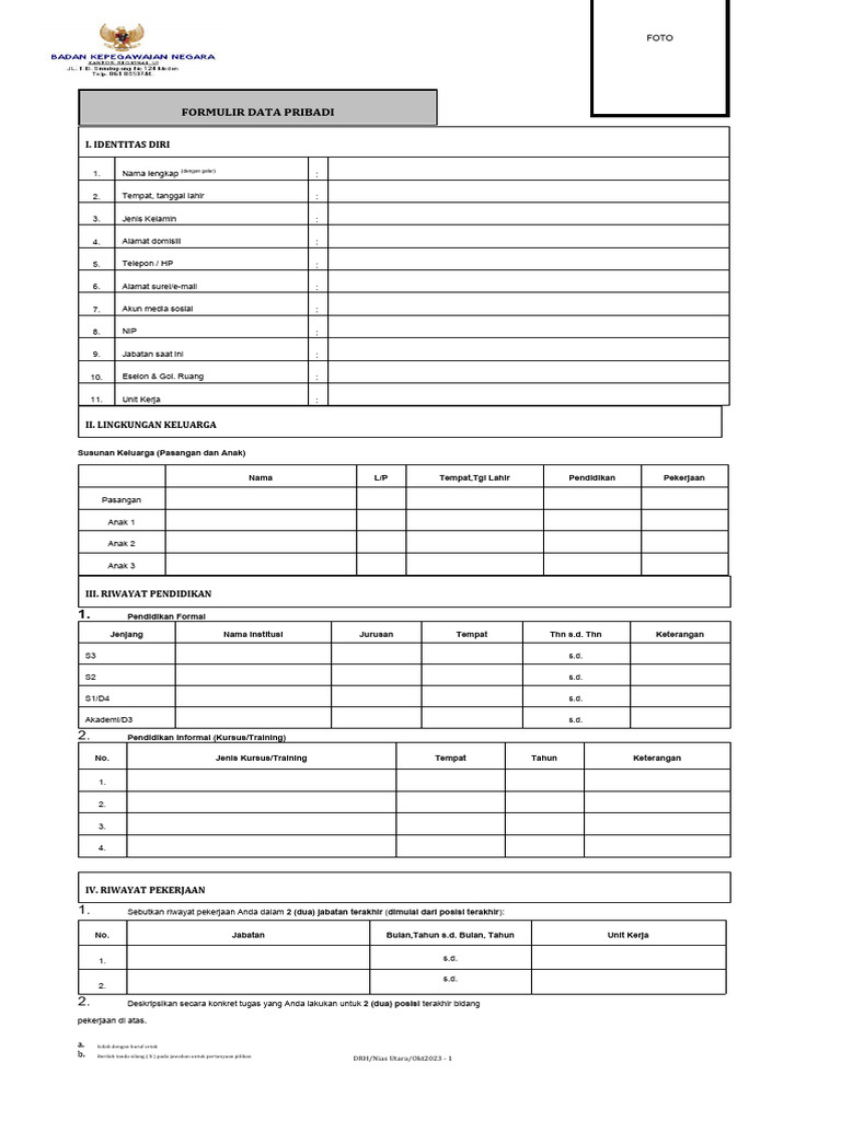 Form DRH | PDF