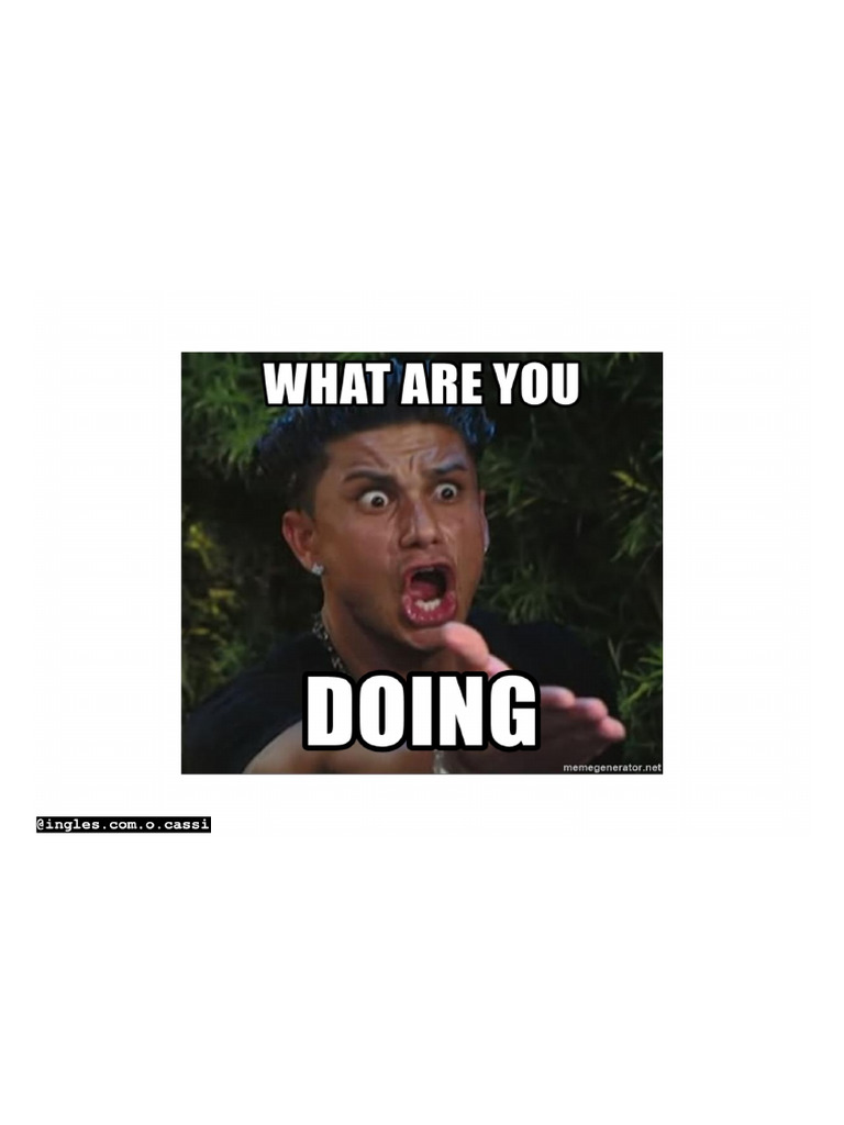 U2-L4 Everyday Actions, Present Continuous | PDF