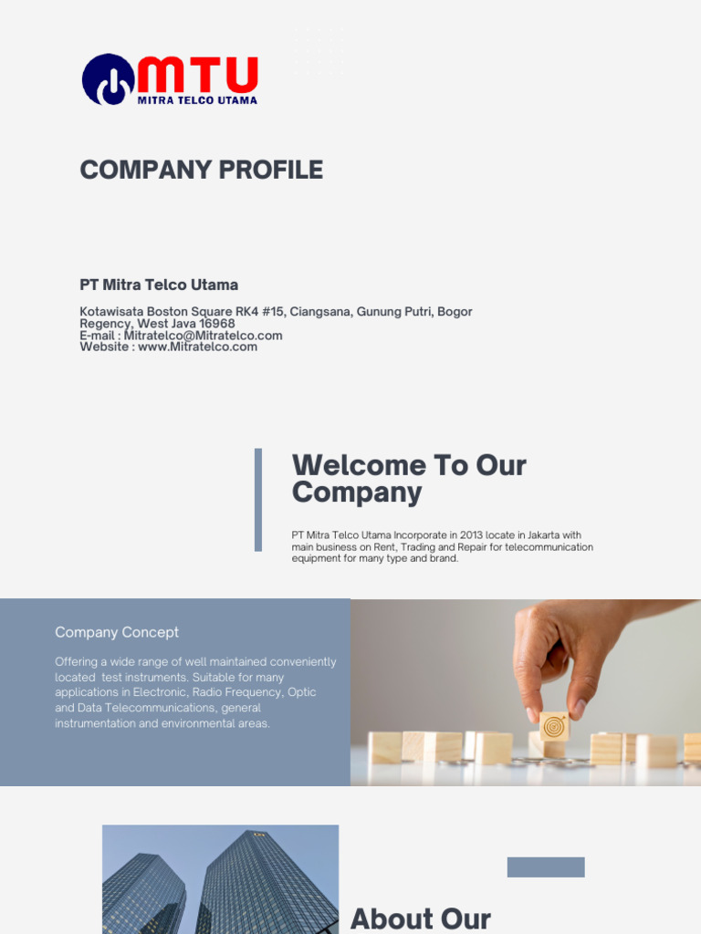 PT Mitra Telco Utama Company Profile 2023 Rev2 | PDF ...