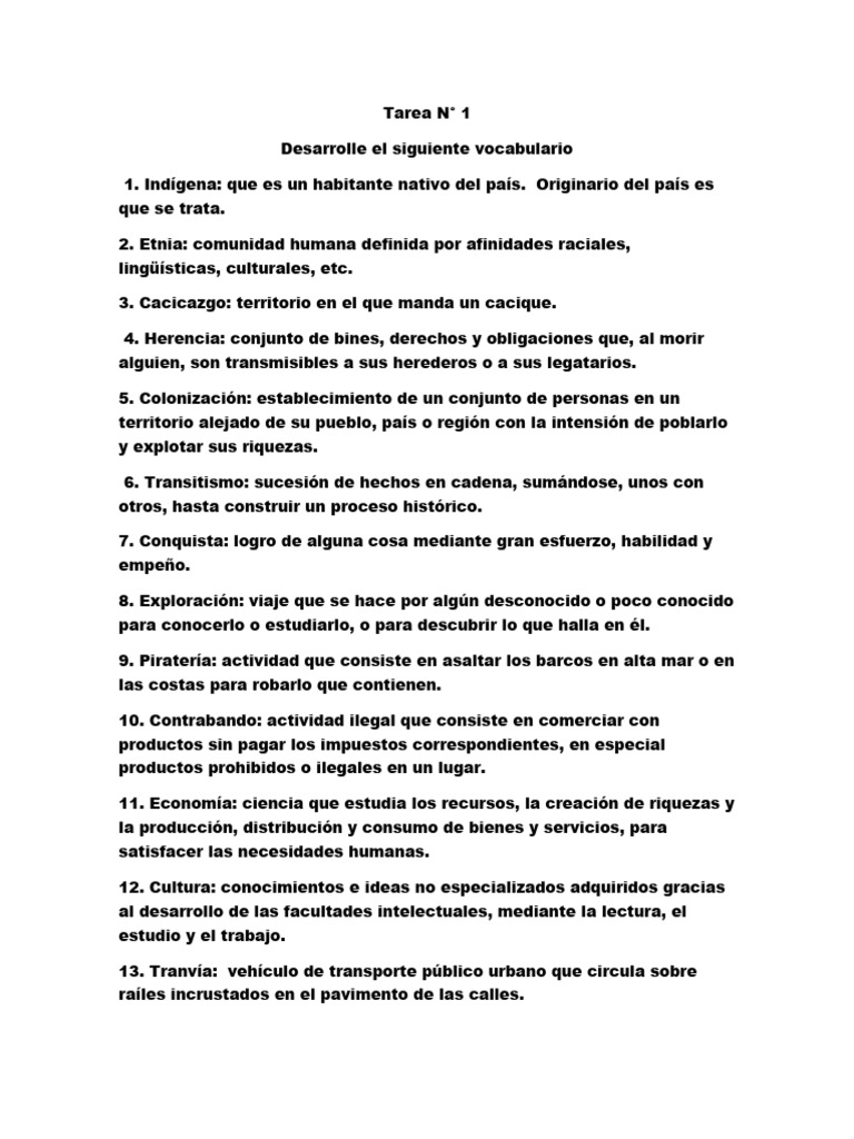 Tareas 1 y 2 | PDF | Panamá | Colombia