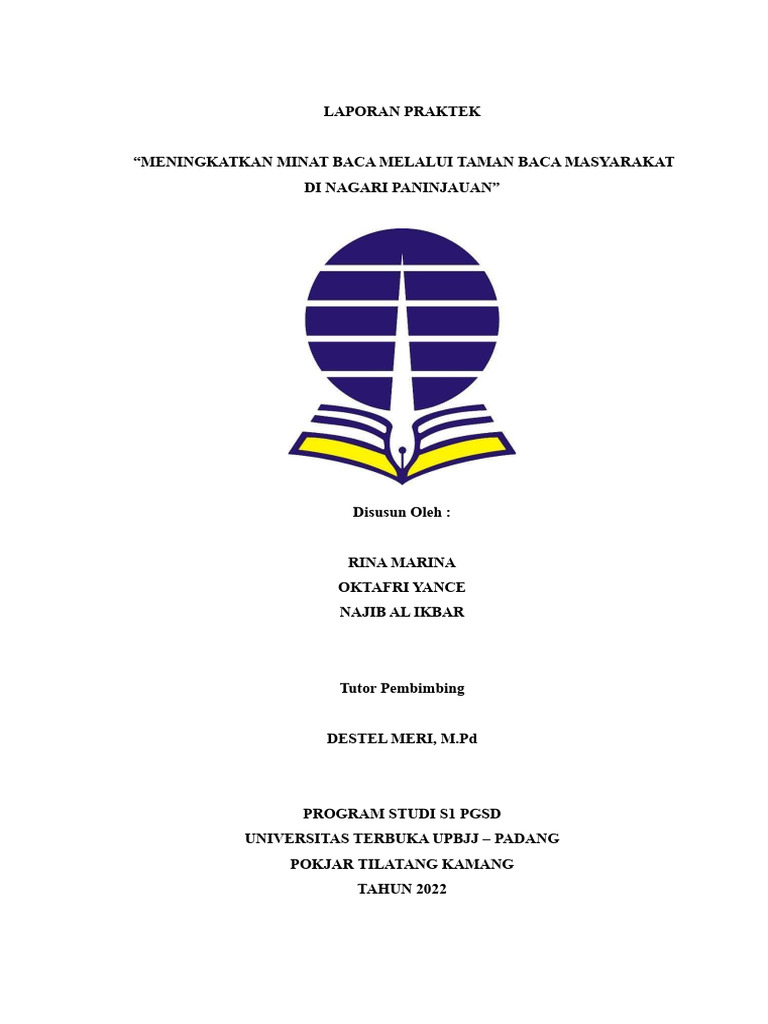 Kata Pengantar Laporan TBM | PDF