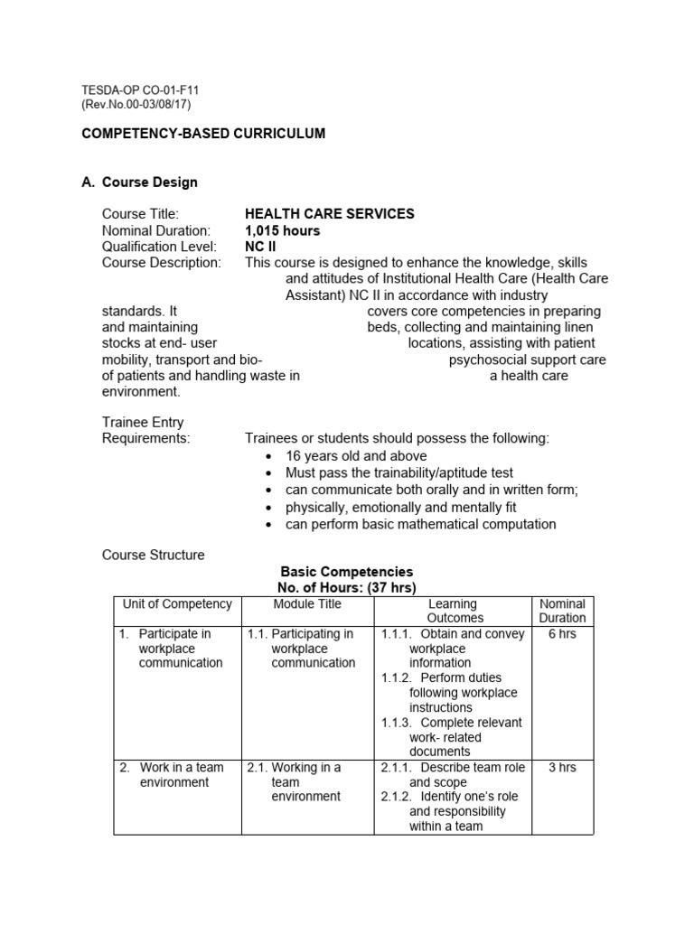 Course Design Basic Competencies 21st Cen Skills | PDF | Information ...