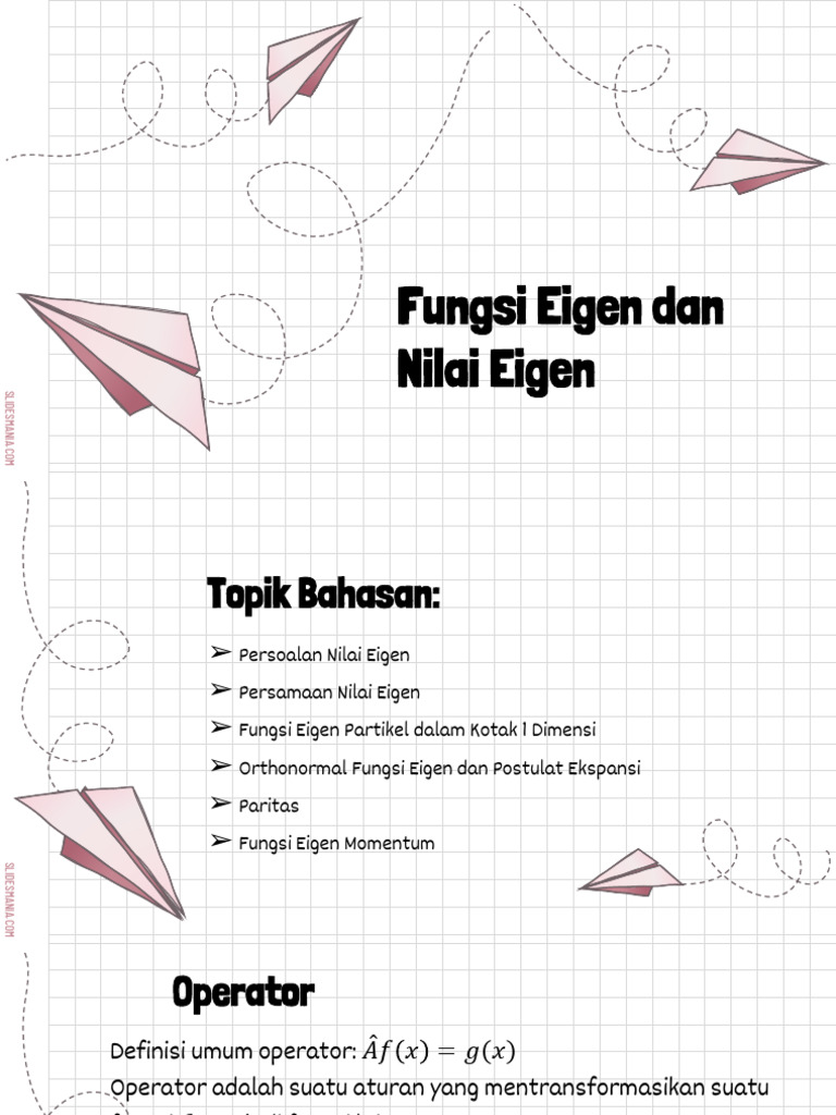 Fistum-6 Fungsi Eigen Dan Nilai Eigen | PDF