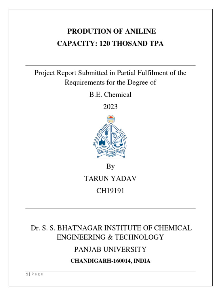Tarun Yadv Final Project Report | PDF | Chemistry | Physical Sciences Tarun Yadv Final Project Report | PDF | Chemistry | Physical Sciences